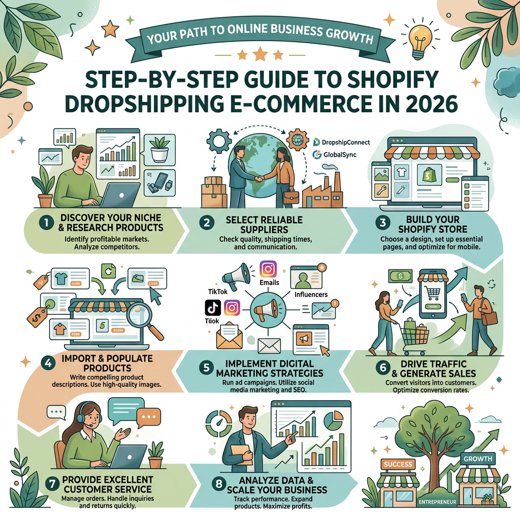 Shopify Dropshipping - A Complete Step-by-Step Guide for 2026 | SellerPic